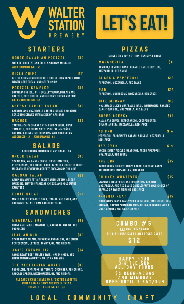 Food - Walter Station Brewery